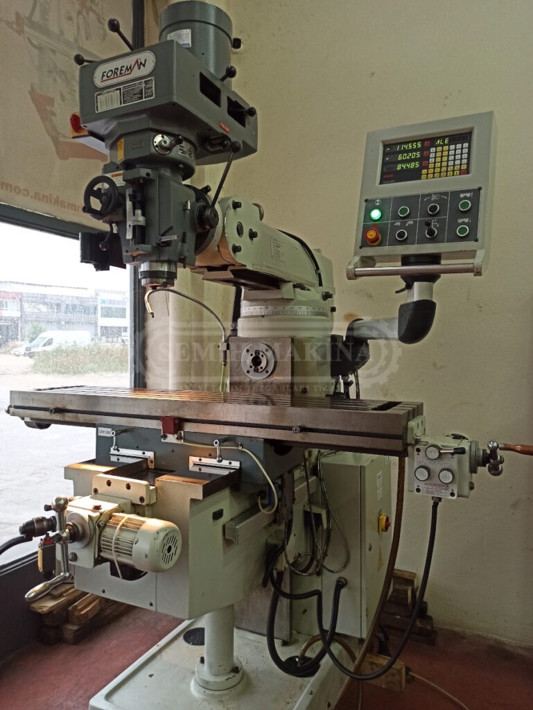 Sıfır Ayarında Dijitalli Arbürlü Bilyalı Mil Sistemli Kalıpçı Üniversal ...